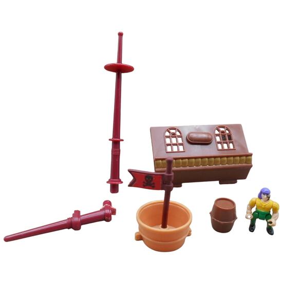 Blue Box | Toys | Blue Box Hidden Adventures Pirate Ship 344 Part Lot ...